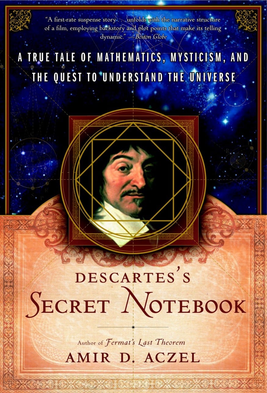 Book Review — “Descartes’s Secret Notebook” by Amir D. Aczel