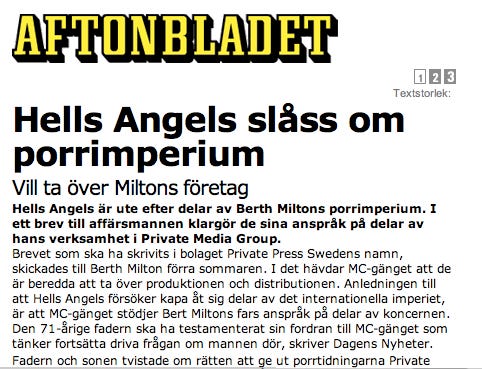 Berth Milton vill göra upp med skatteverket - vill dra av kostnader för ...