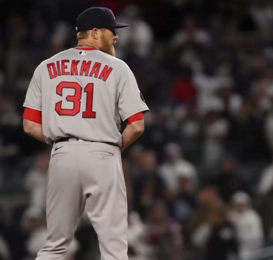 Jake Diekman’s response when asked if he wants to be the Red Sox closer