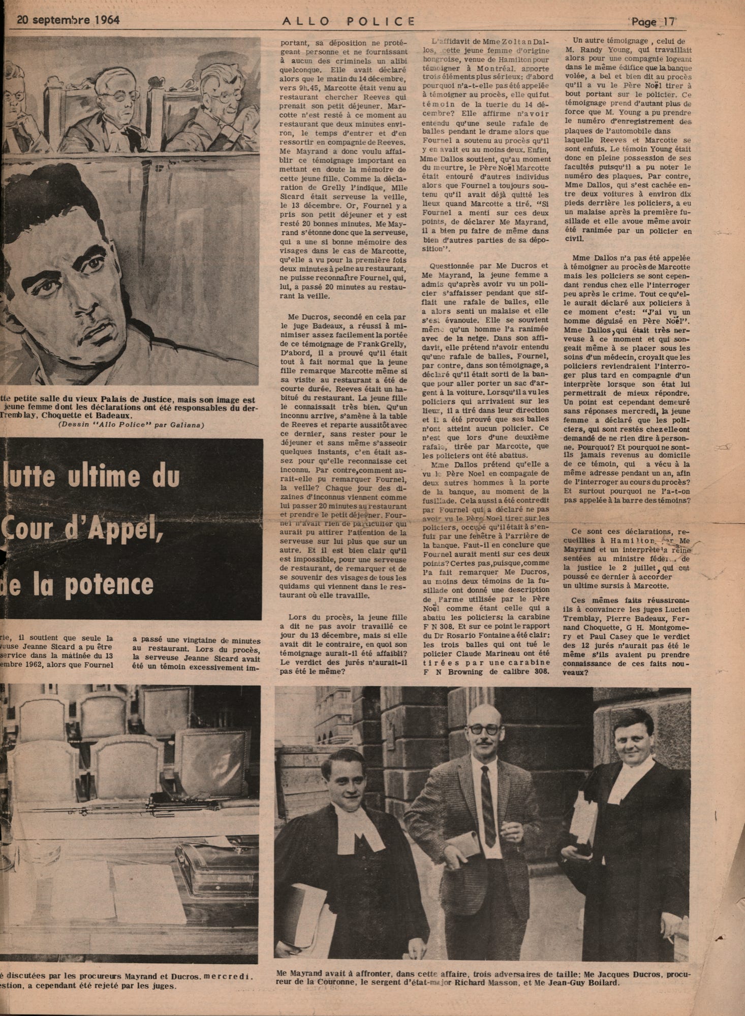 L'ultime bataille de son avocat pour sauver la tête de Georges Marcotte ...