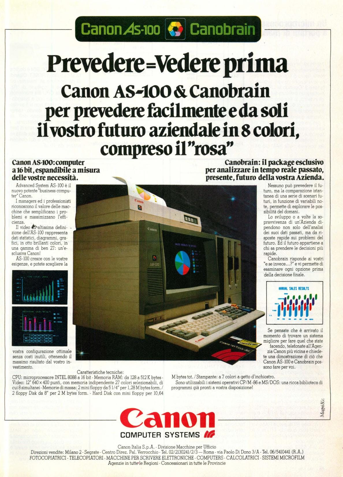 1982's Canon AS-100 Computer Workstation - by Bryan Lunduke