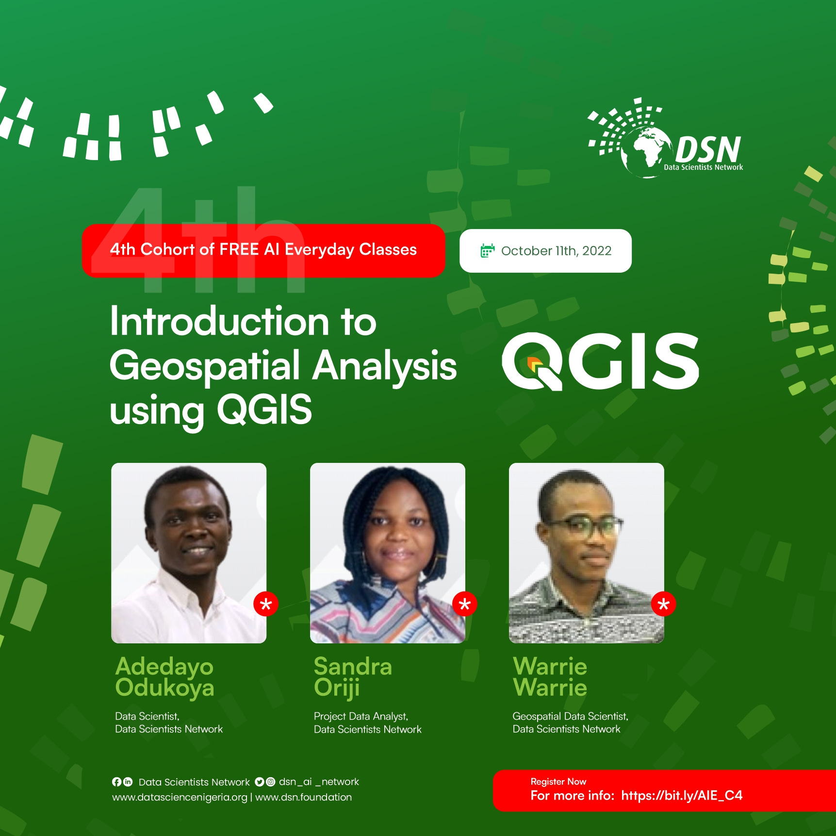 We Are Live! Join Our introduction to Geospatial Analysis Using QGIS