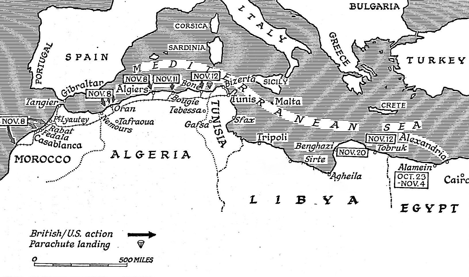 The British enter Benghazi - by Martin Cherrett