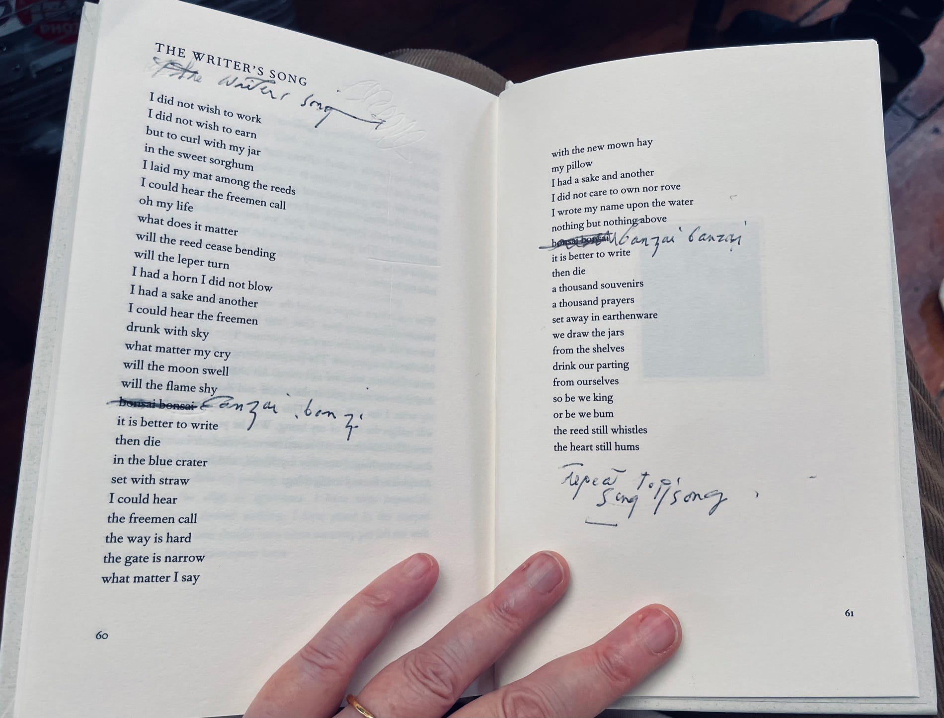 A poem for you - Patti Smith