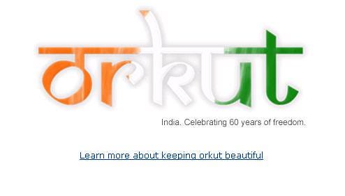 Orkut celebrates Indian Independence - by admin