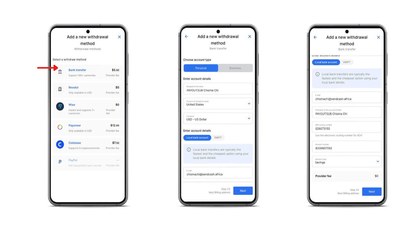 How to withdraw money from Deel to your Nigerian bank account.
