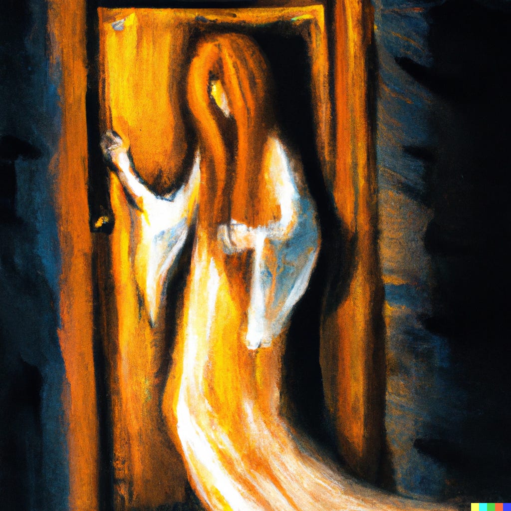 A Visitor - 1 - by Jared Godfrey - A Visitor