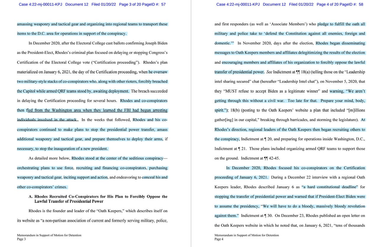 3rd superseding indictment. Ryan Samsel case update, Rhodes shall remain detained -Meggs ...