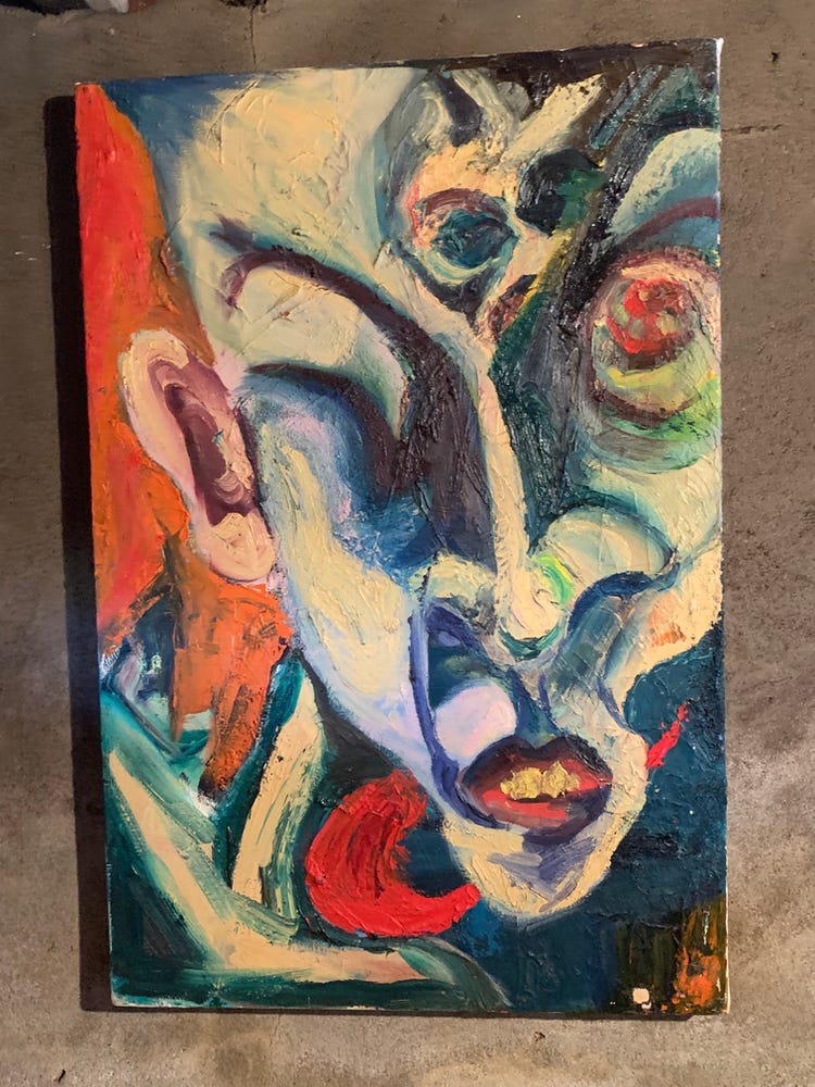 Tracing a face—Self portraits the early works to present