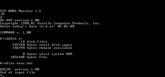 Quick and Dirty: The story of 86-DOS & MS-DOS