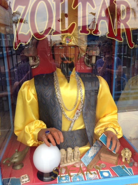 Zoltar the Fortune Teller. - The World of Tosh Berman
