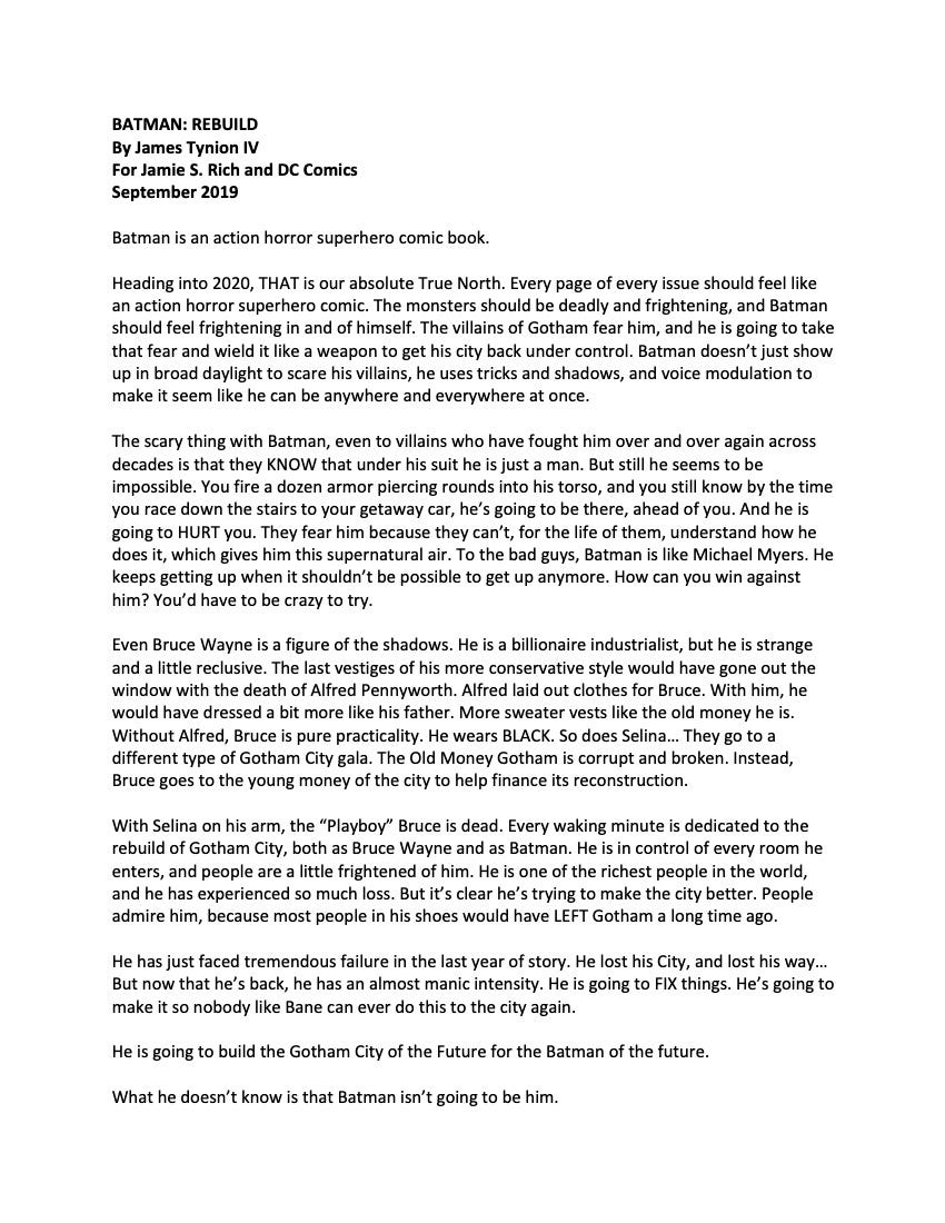 THINKING BAT THOUGHTS 4: Batman Rebuild