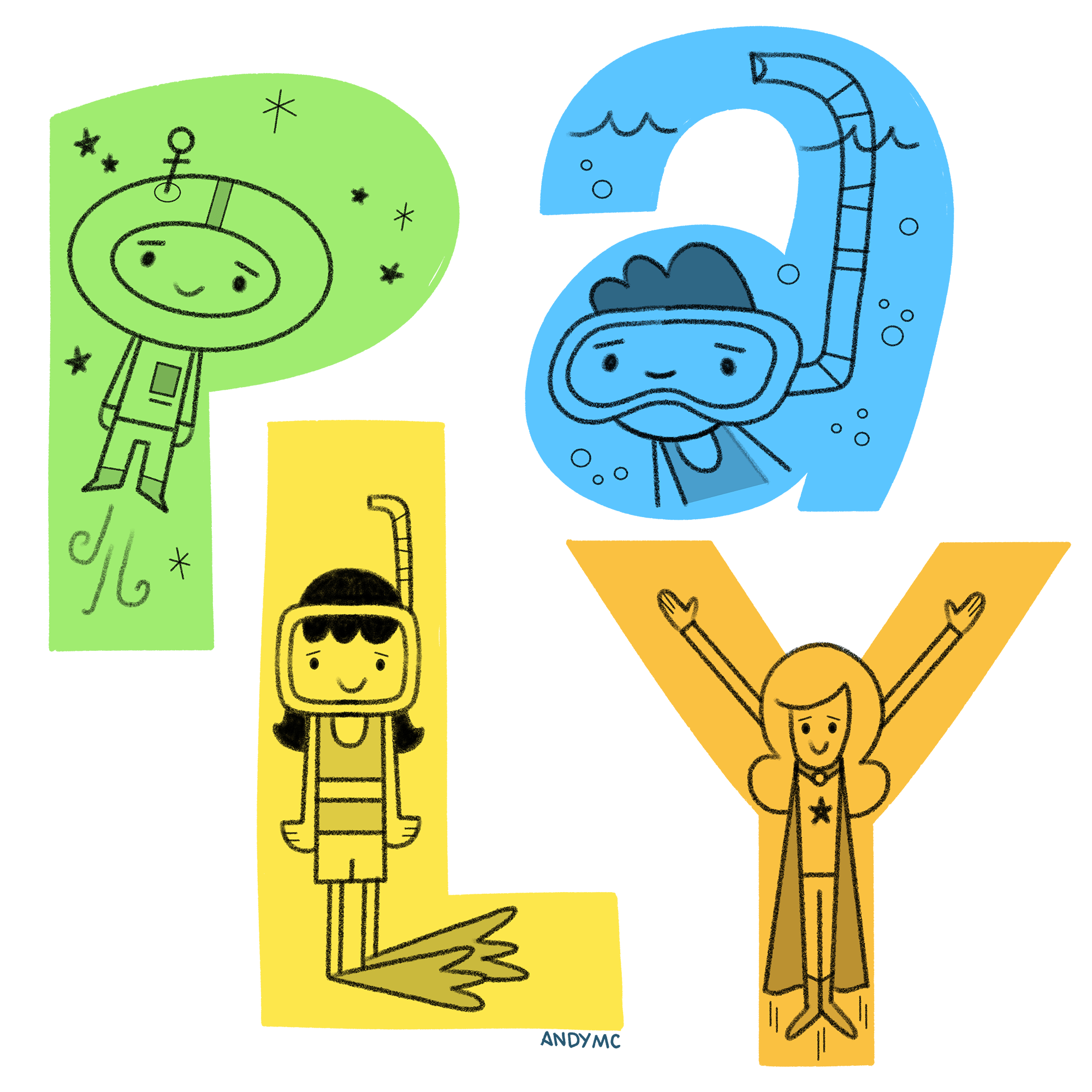 Play and Creativity - by Andy McNally - Andy Draws