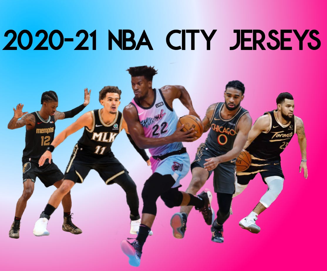 2020-2021 NBA City Jerseys - by Regina Pearson
