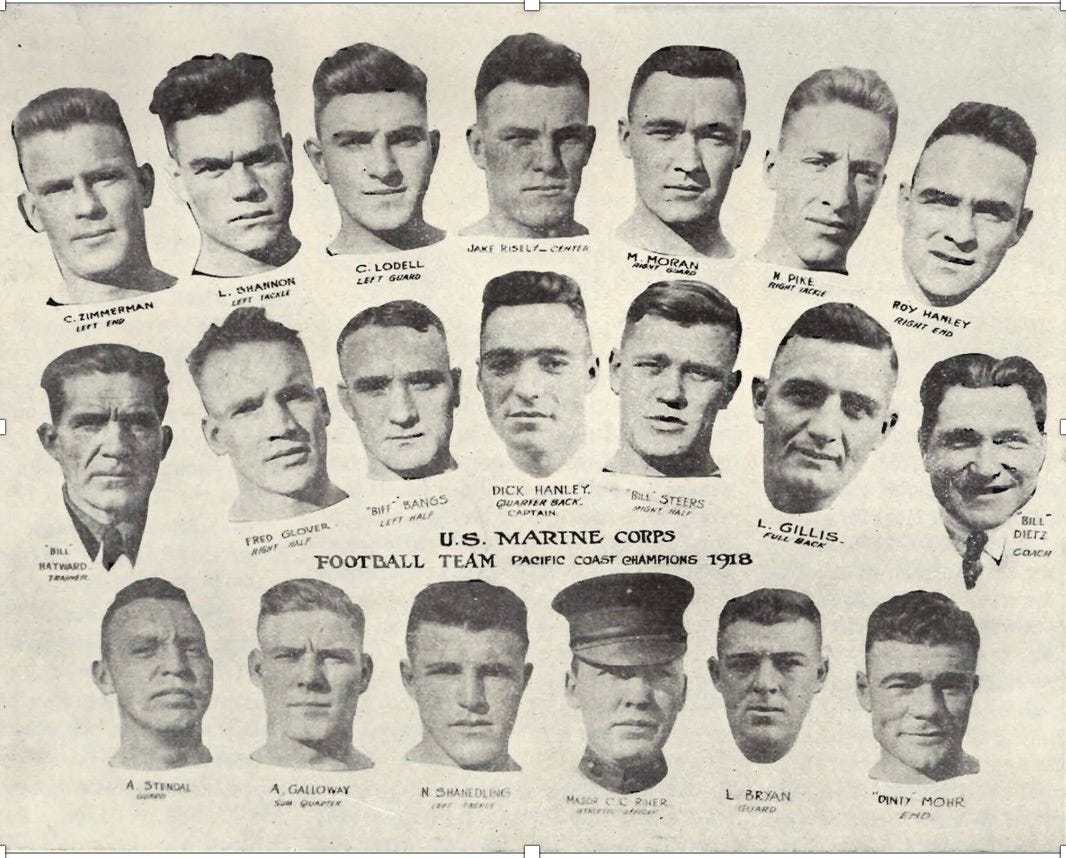 1918 Mare Island Marines Football Team
