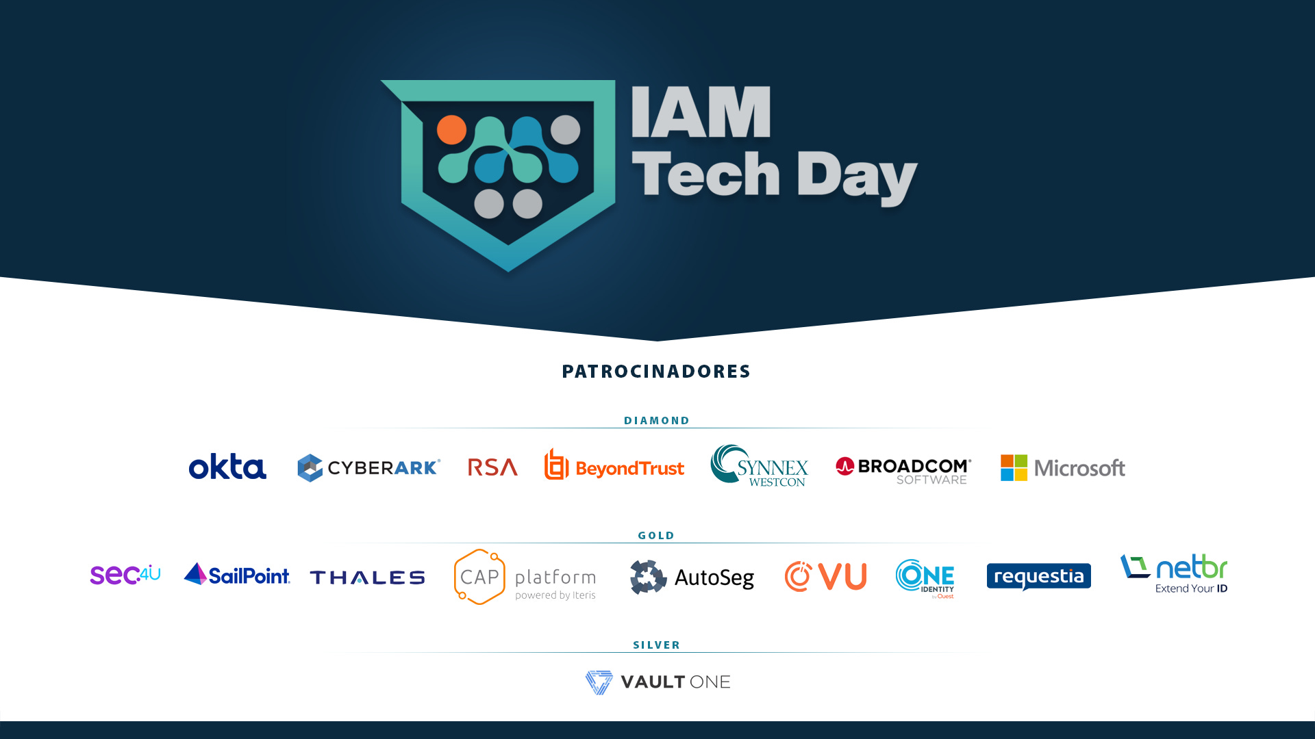 IAM Tech Day - Prêmios, Agenda e outros tópicos