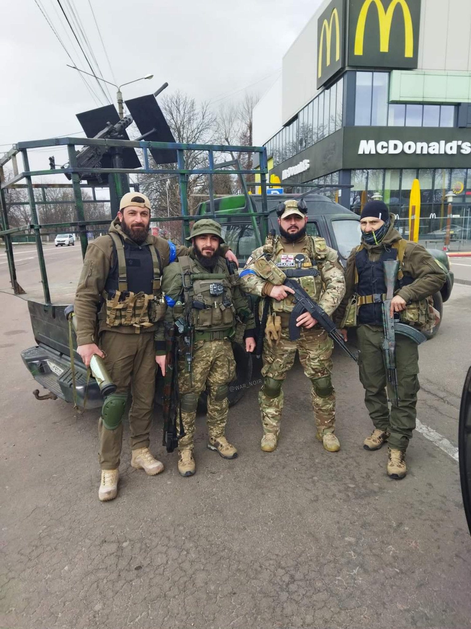 Weaponry of the Georgian Combatants in Ukraine's Territorial Defence ...