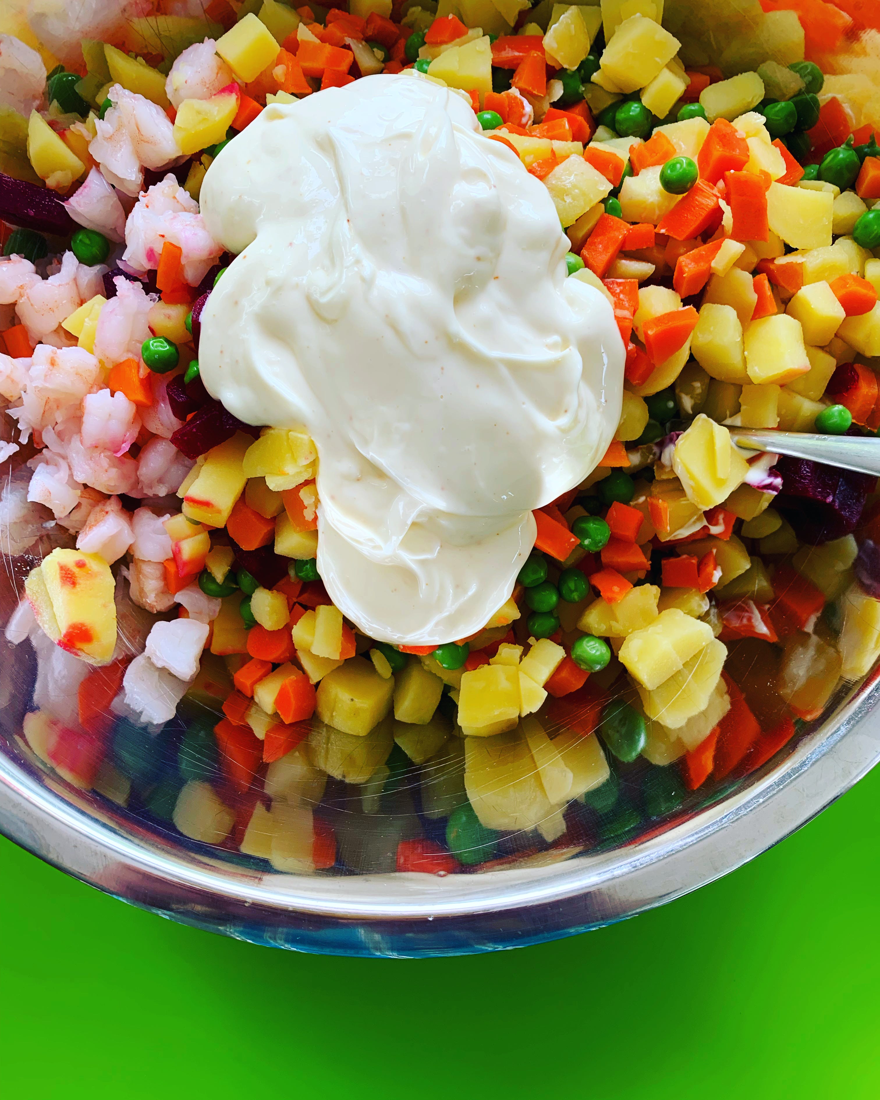 Russian Salad/Salade Russe/Ensalada Rusa - by emily nunn