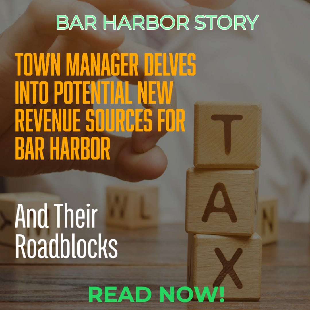 Town Manager Delves Into Potential New Revenue Sources For Bar Harbor