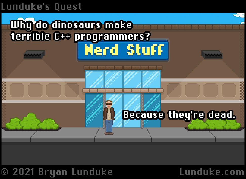 13 Computer Nerd Comics - by Bryan Lunduke