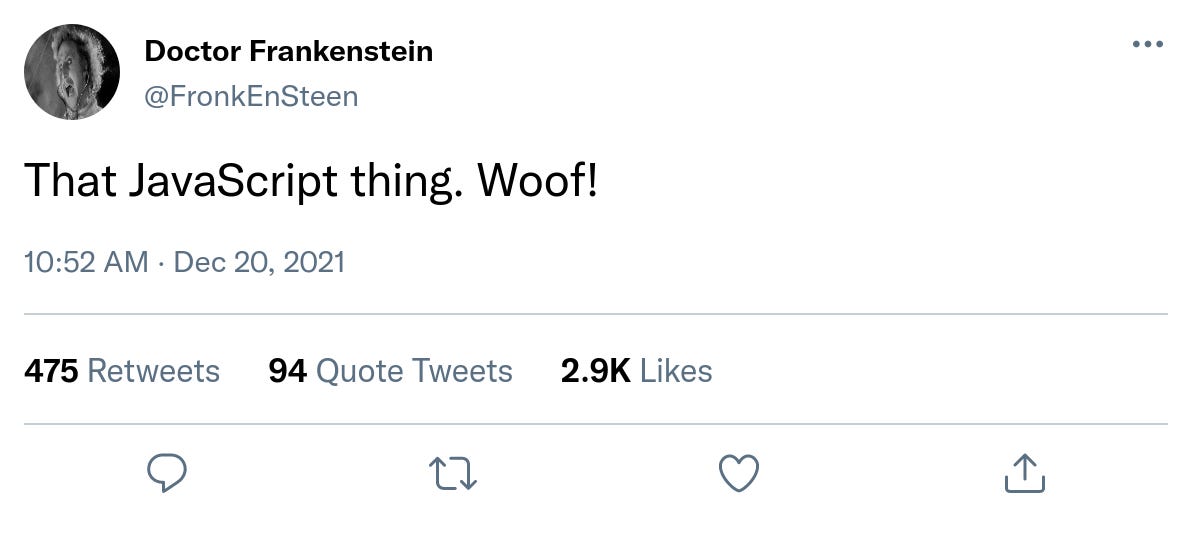 Creator of Javascript apologizes for "screwing up a good thing and ...