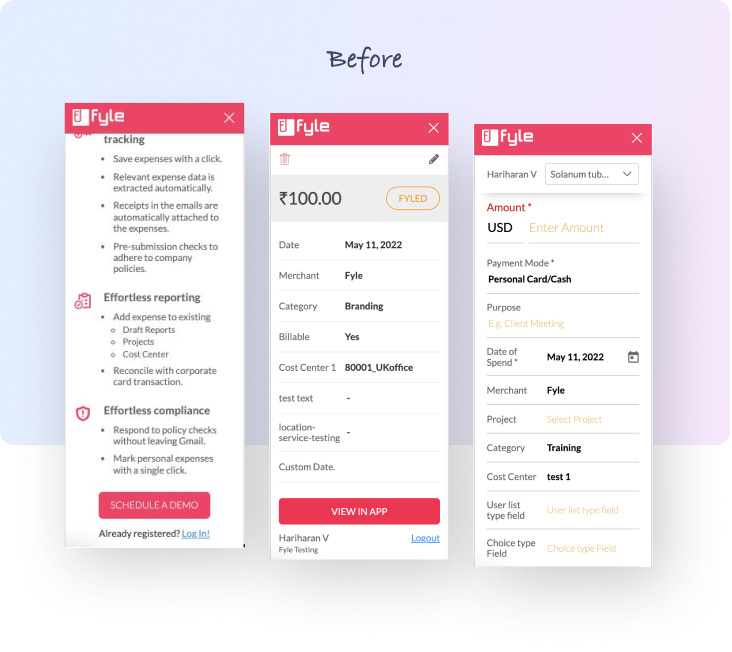 Redesigning the Fyle Chrome Extension - by Hariharan V