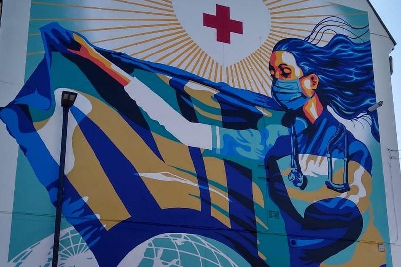 The incredible story behind the NHS mural - by Ben Allenby