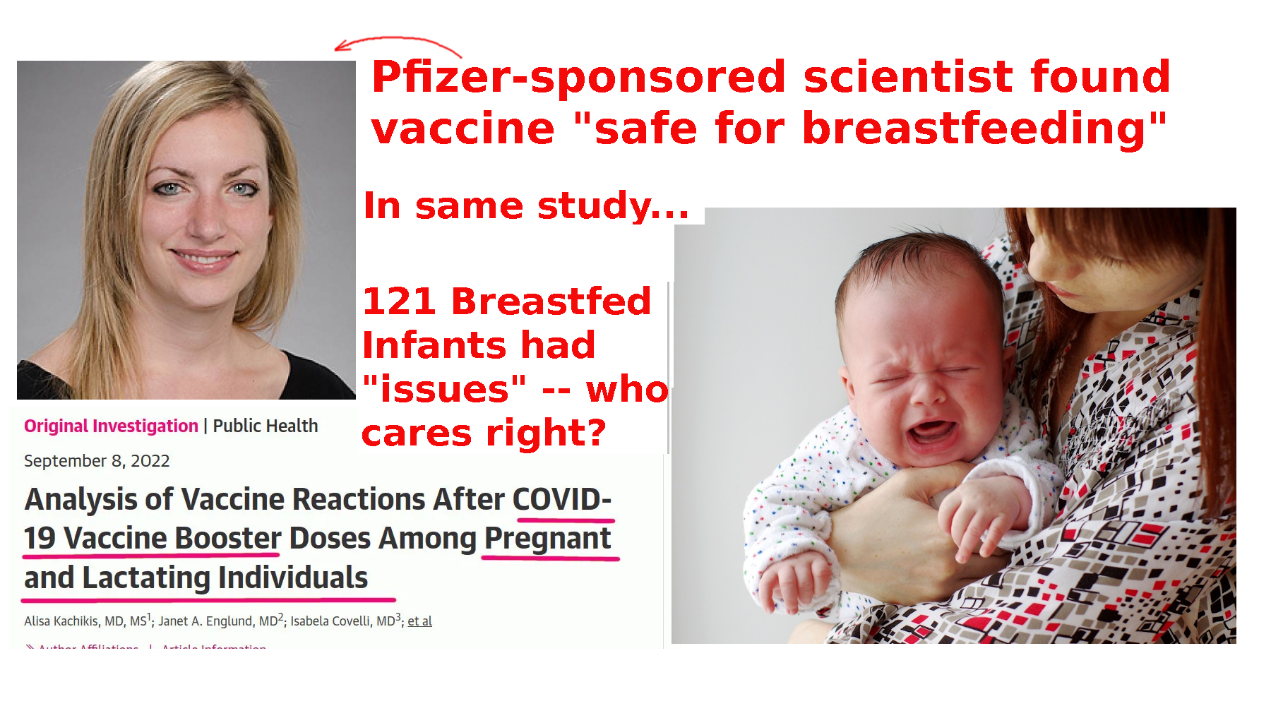 121 Breastfed Infants Had "Issues" After Maternal Vaccination in Just ...