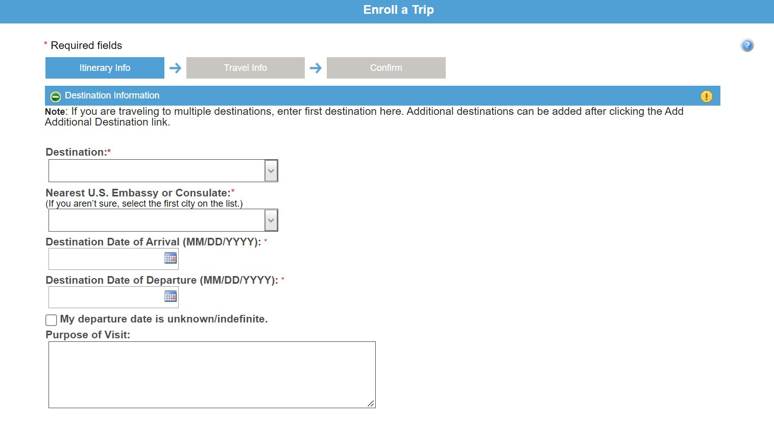 The Smart Traveler Enrollment Program (STEP)