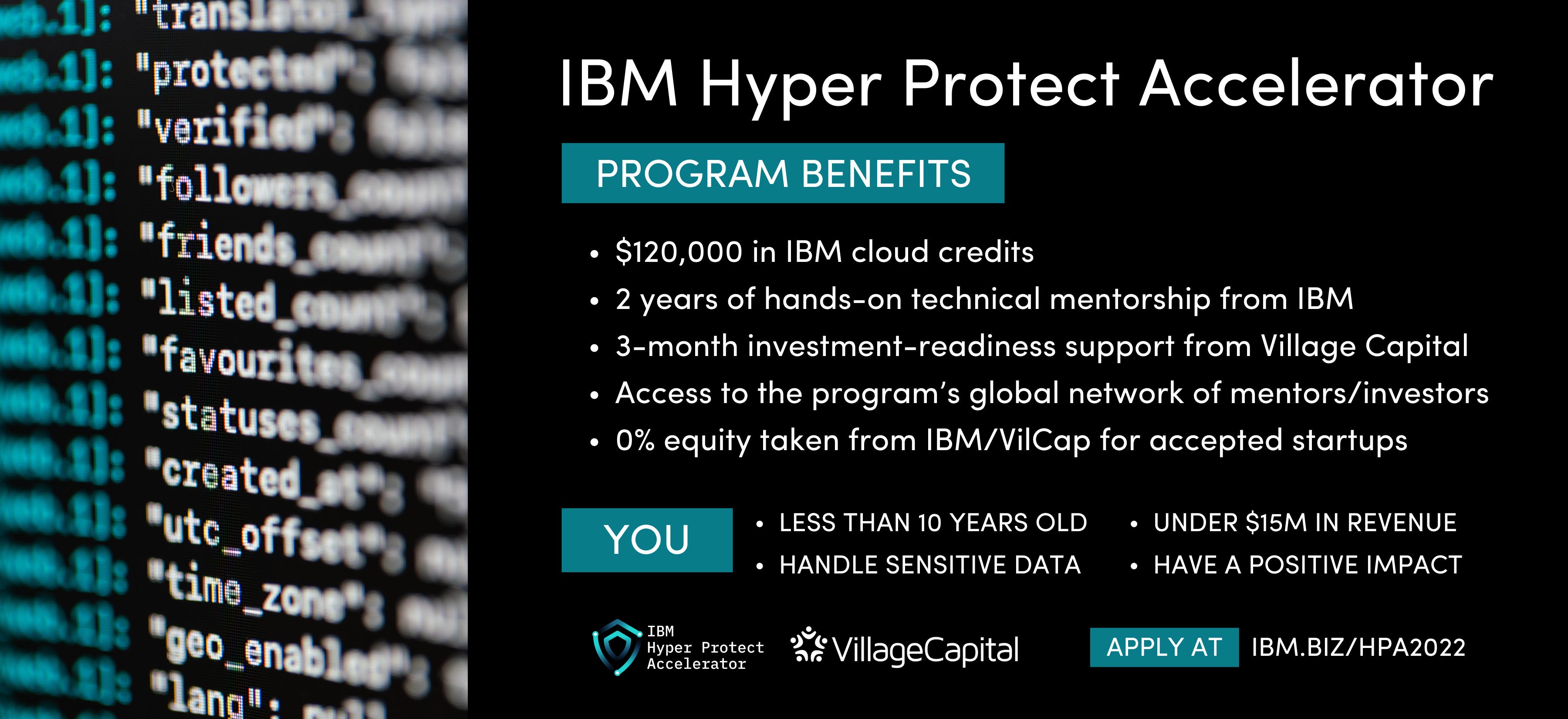 We're partnering with IBM & Village Capital!