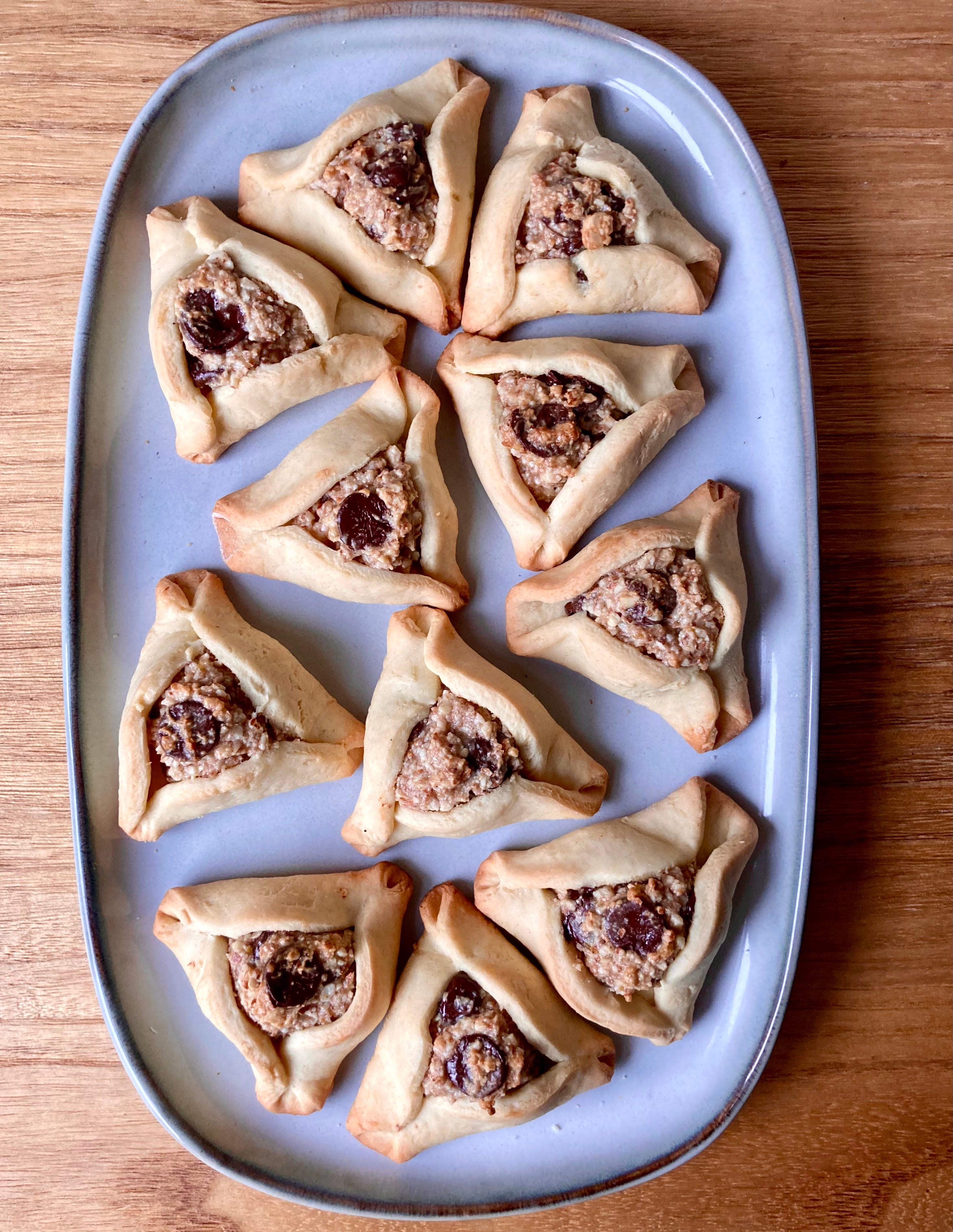 Chocolate and Fig Hamantaschen - by Leah Koenig