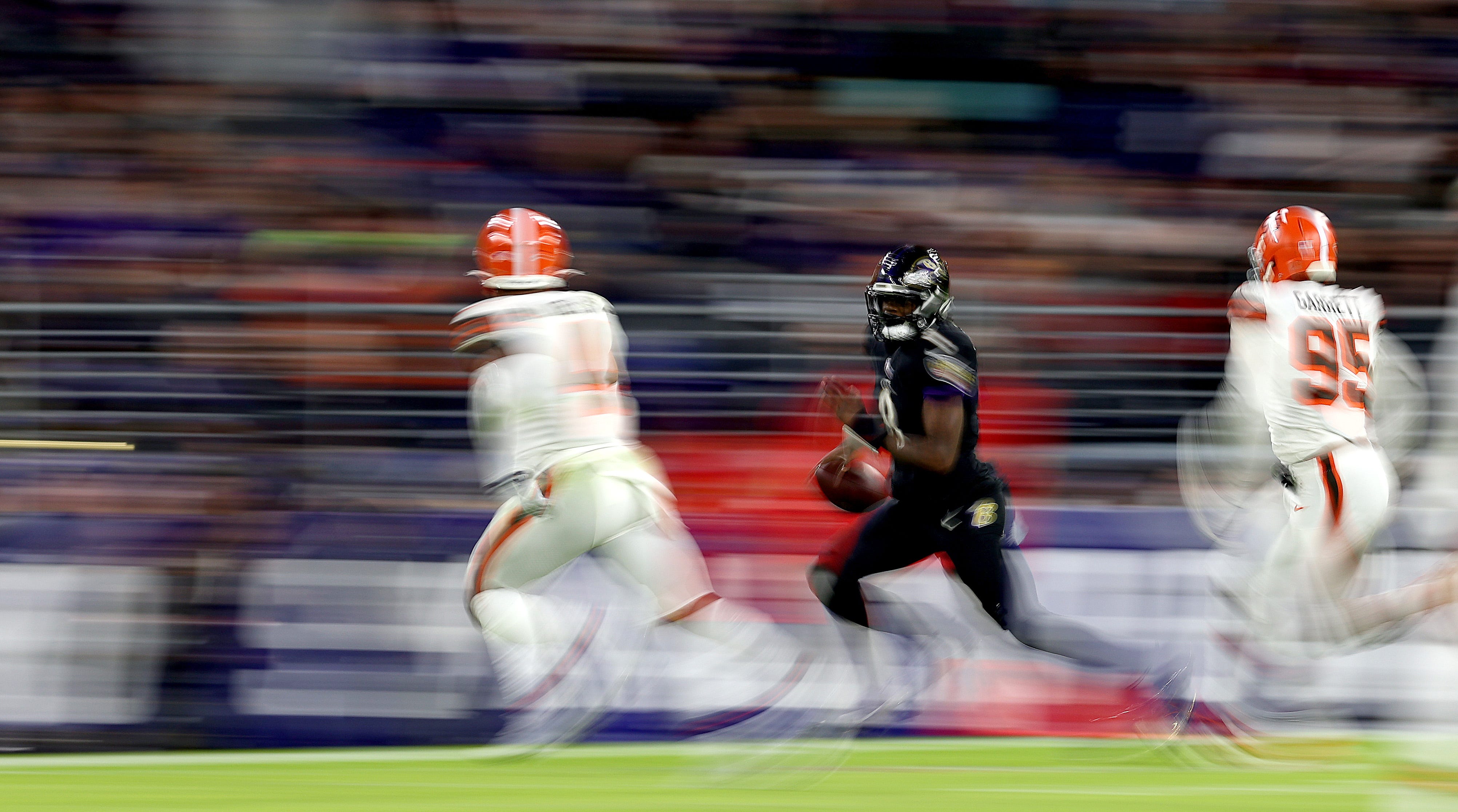 It's getting weird with Lamar Jackson, but...