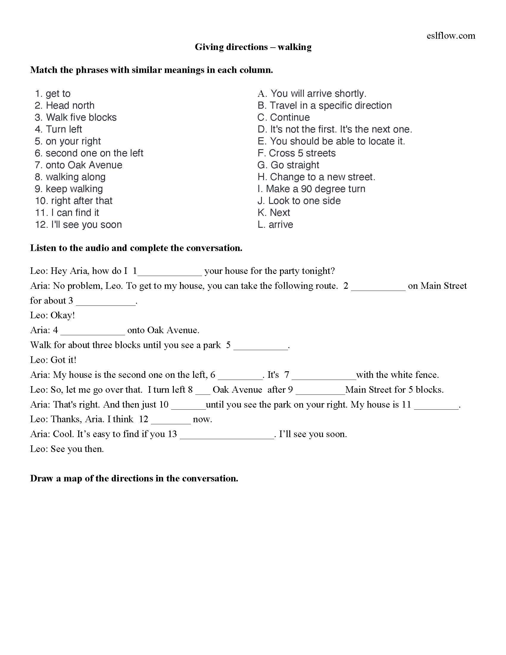 11 elementary to pre-intermediate conversation exercises