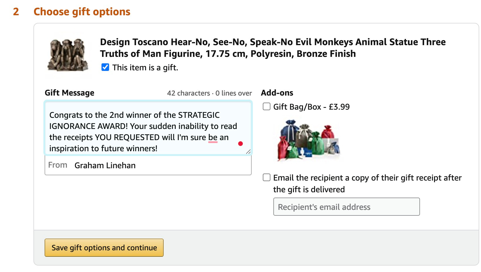 The Strategic Ignorance Award - by Graham Linehan