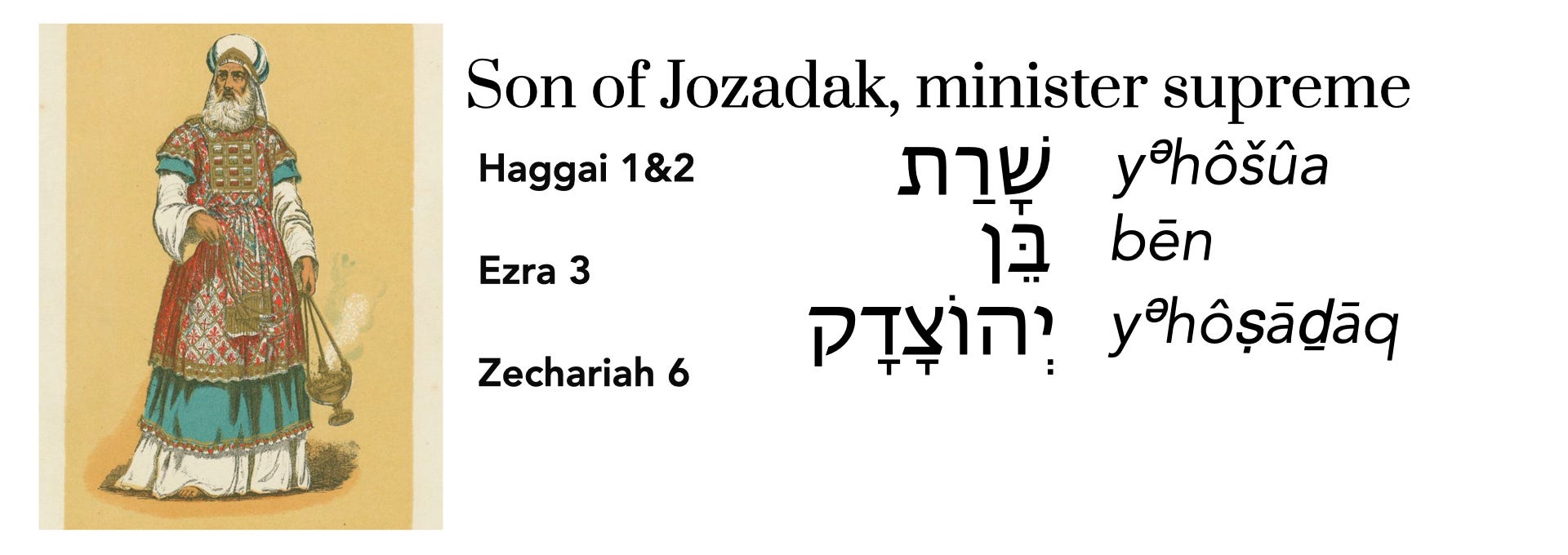 You shall name him (Joshua) - by Logan M. Isaac, HoSM