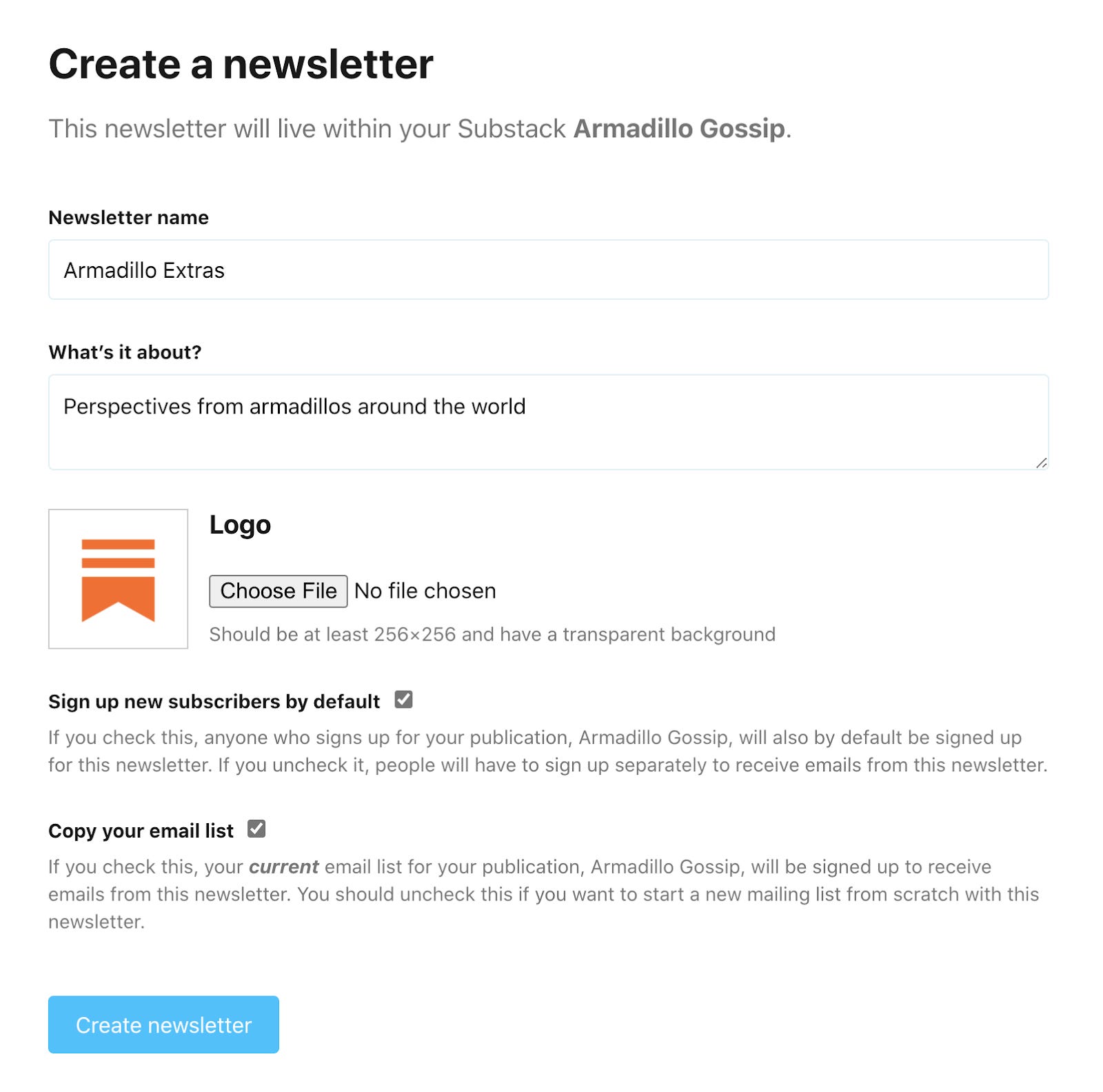 A guide to publication sections - On Substack