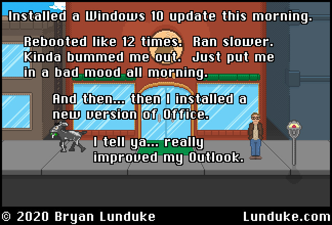 In honor of Windows 11... here's a comic about Windows 10.