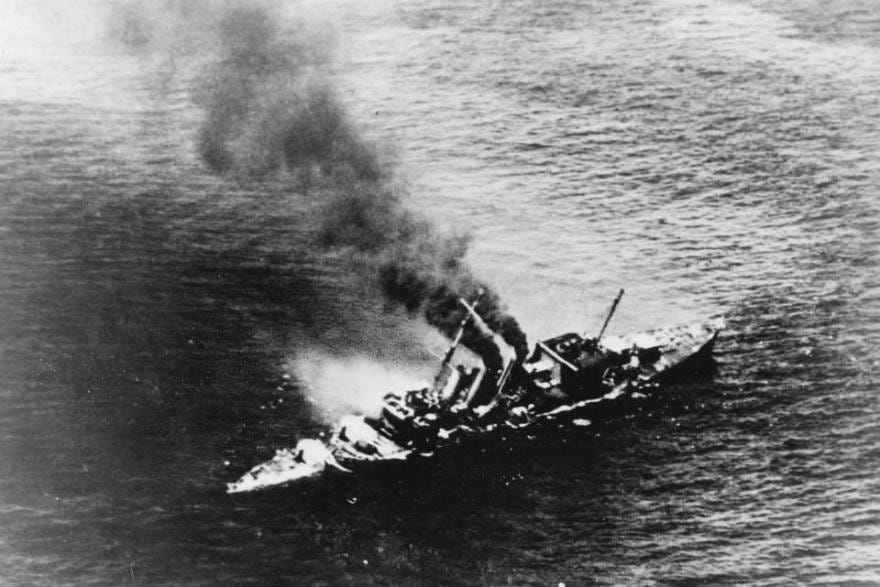 HMS Dorsetshire and Cornwall sunk - by Martin Cherrett