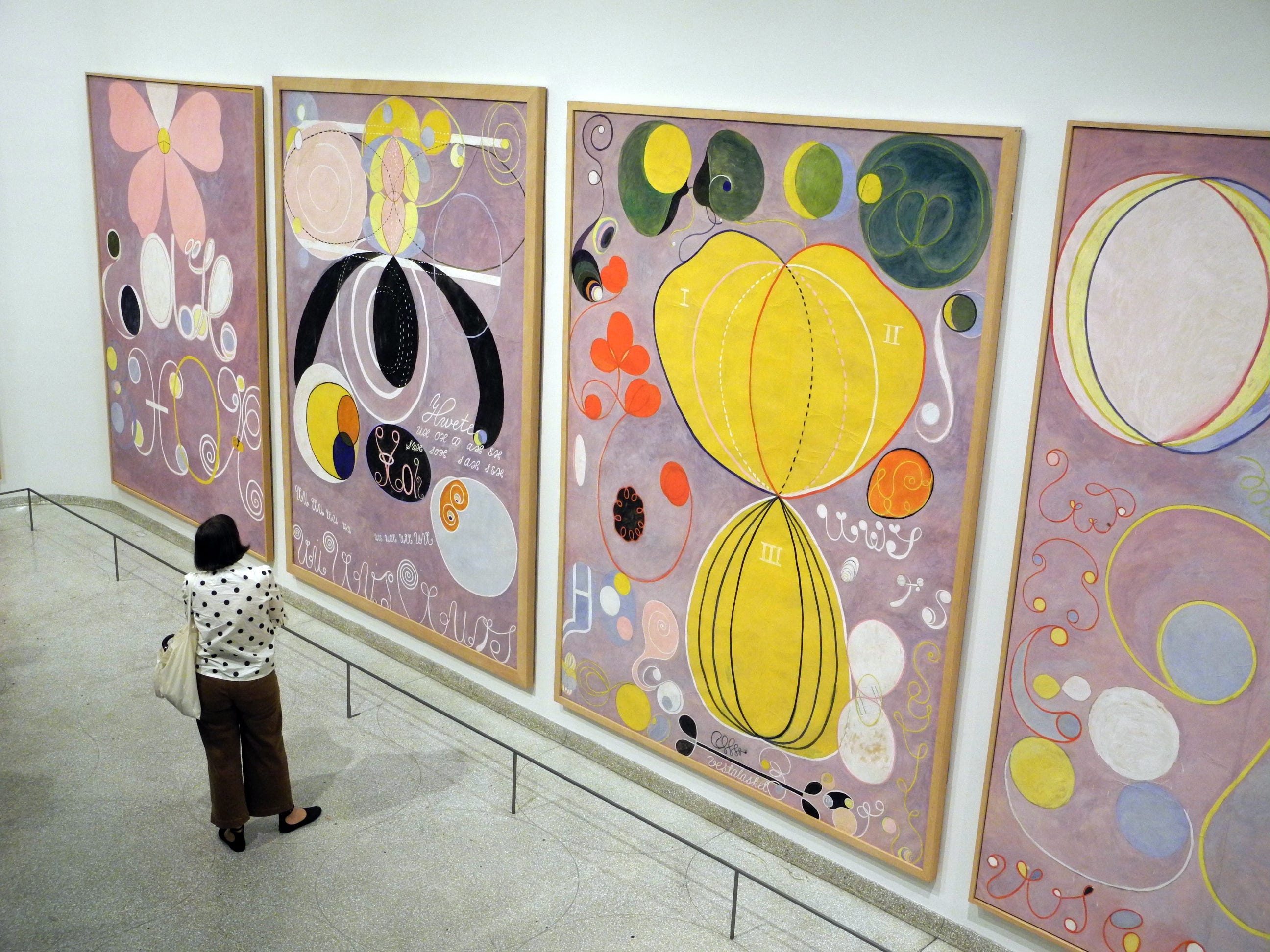 A Gallery Walk with Hilma af Klint - by Karen Ann Grace