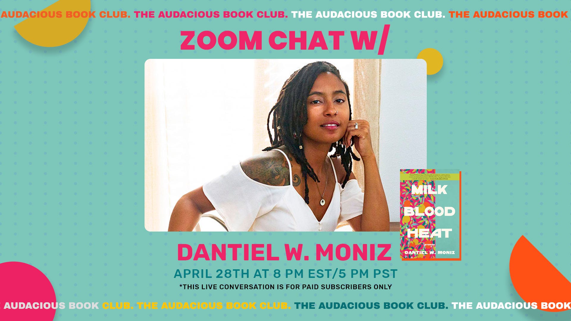 Conversation with Dantiel W. Moniz, Tonight - by Roxane Gay