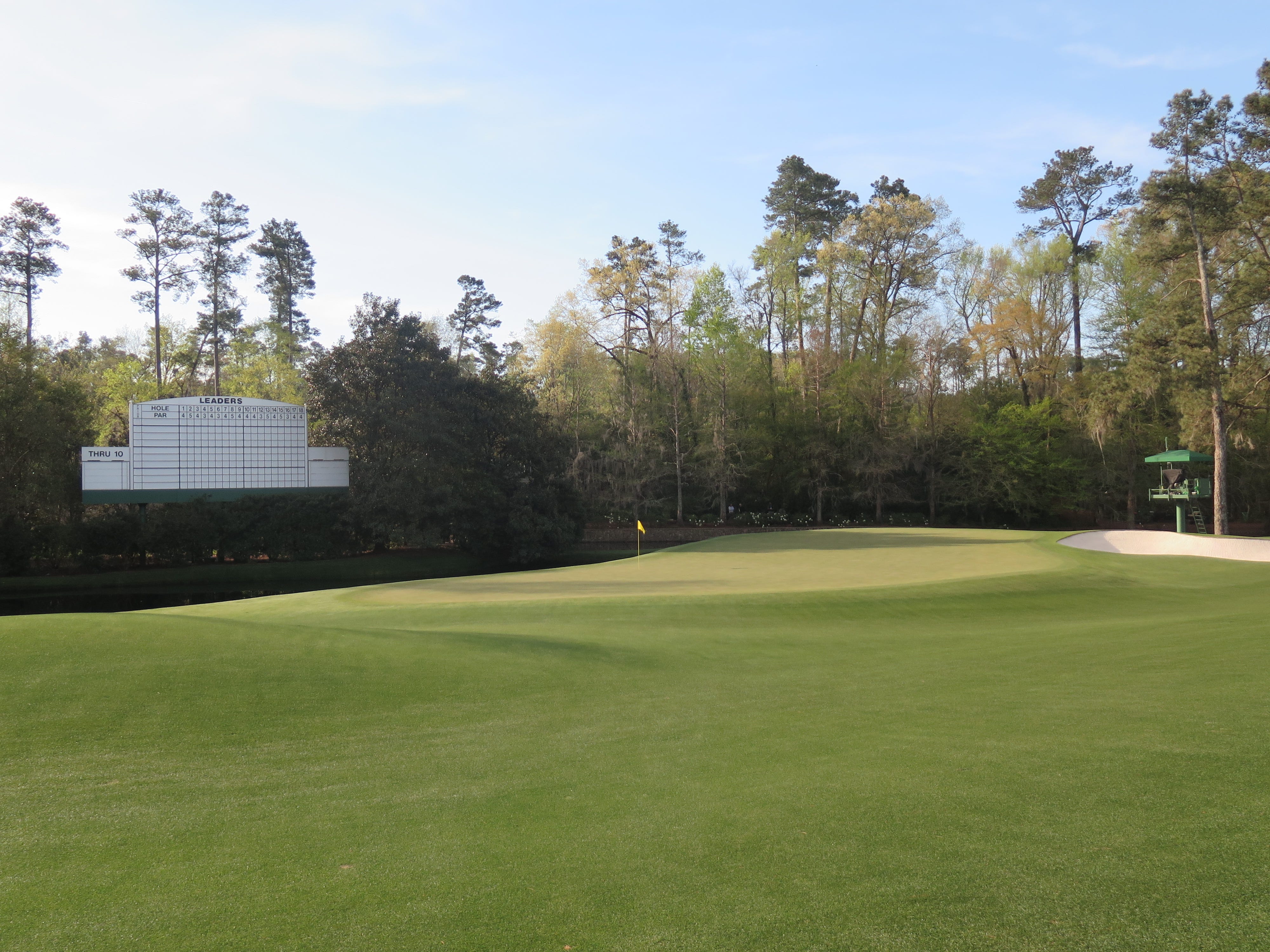 Monday At The Masters: First Look At The Revamped 11th Hole