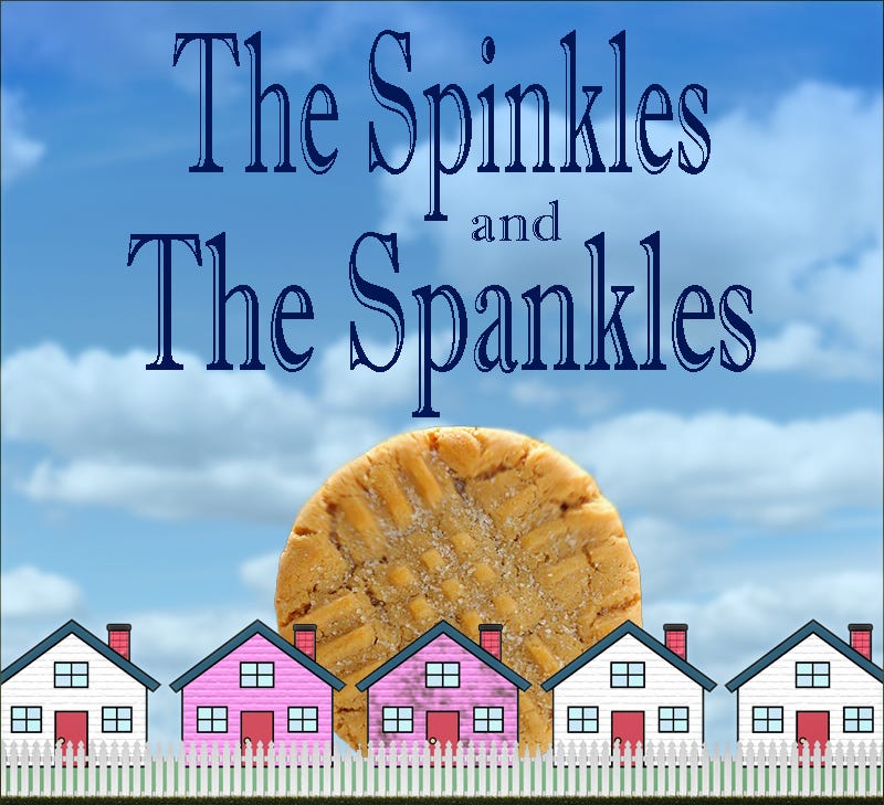 The Spinkles and the Spankles - Postcard Inkblot