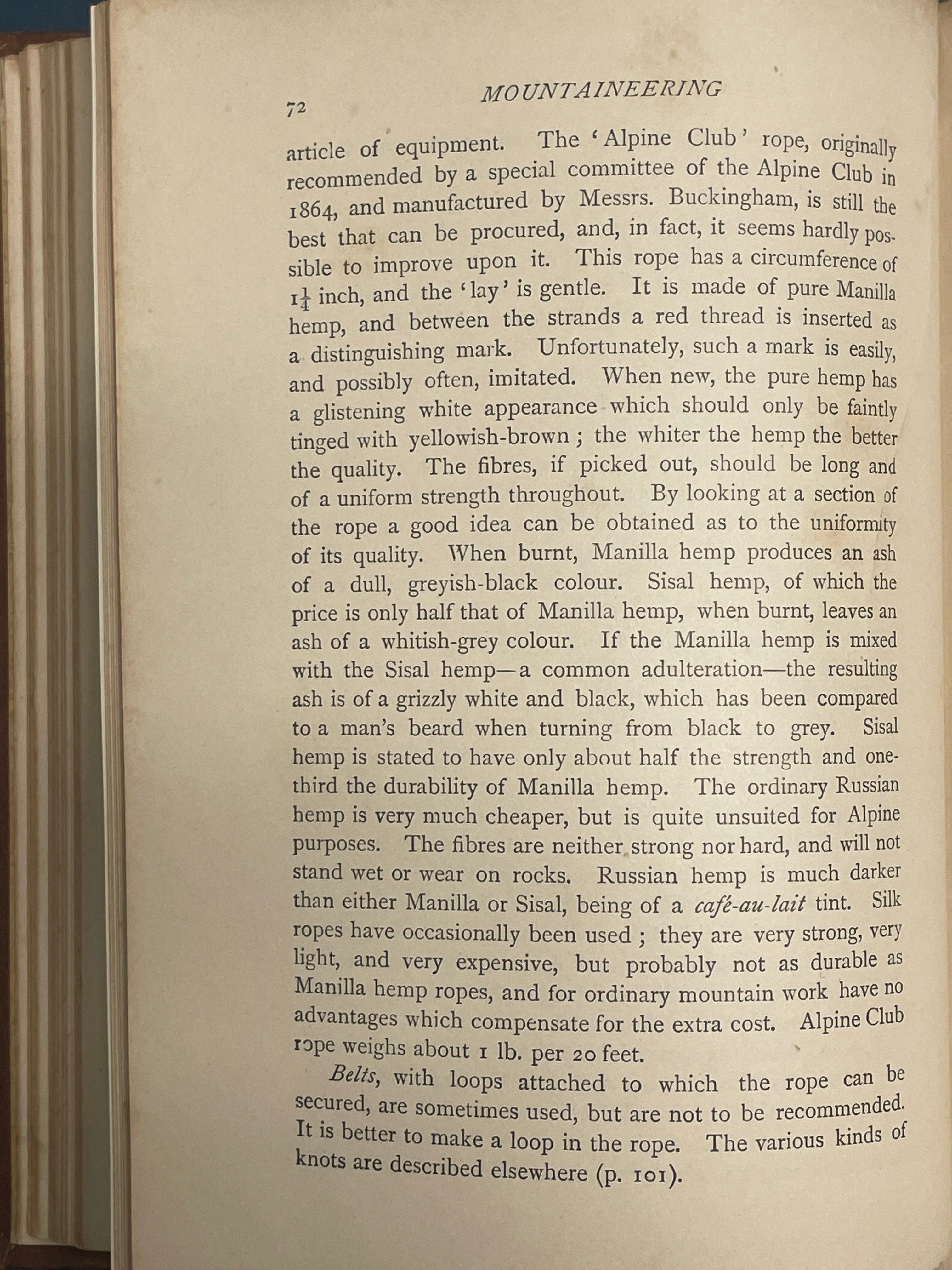 Rope Technology in the 19th century - by John Middendorf