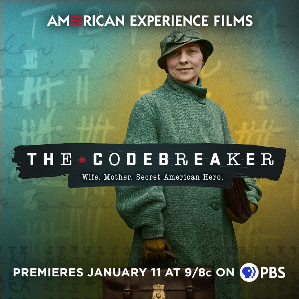 Elizebeth Friedman documentary, "The Codebreaker," premieres tonight on PBS