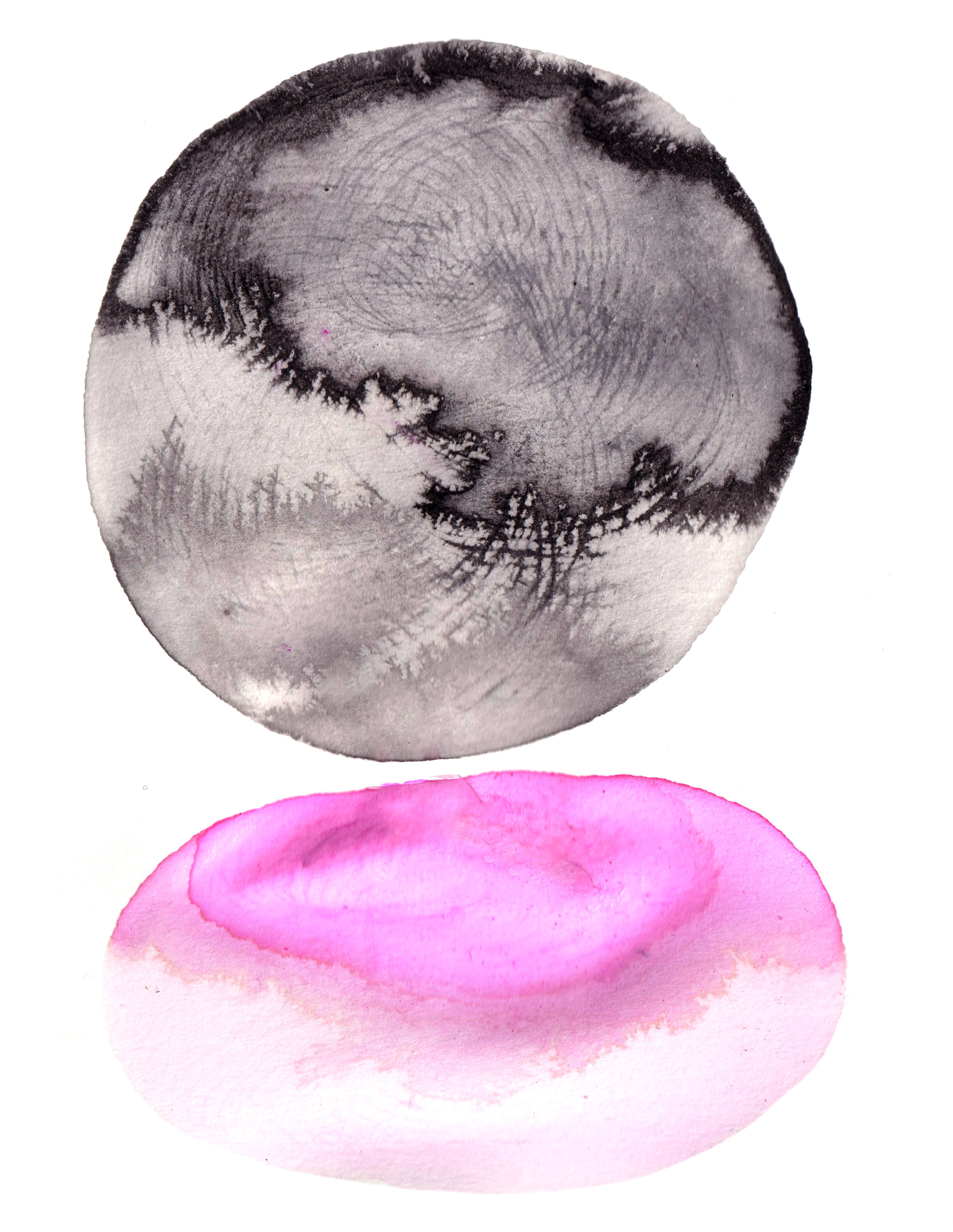 Pink and Grey - by Toronto Ink Company