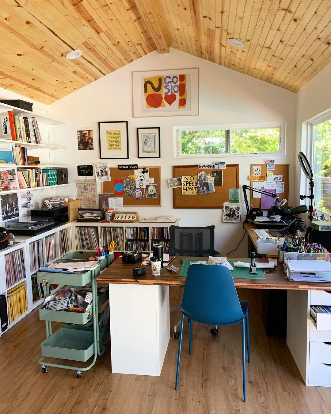 Inside my studio - Austin Kleon