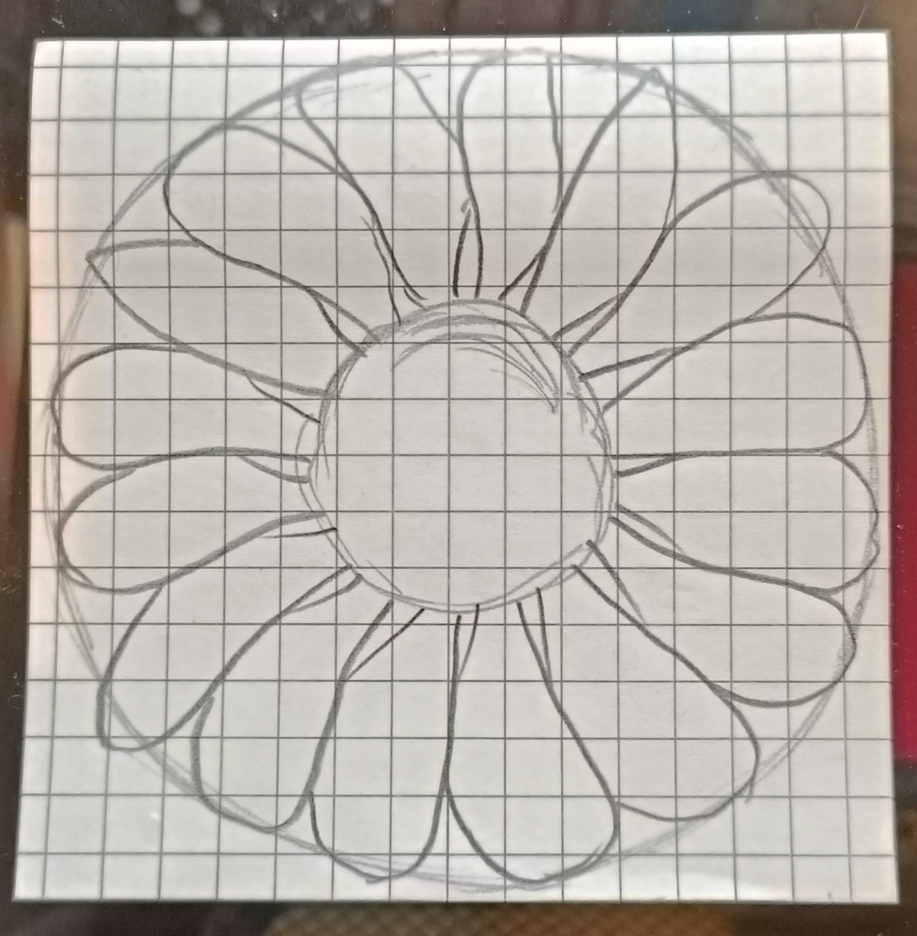 How To Draw Flowers On Graph Paper