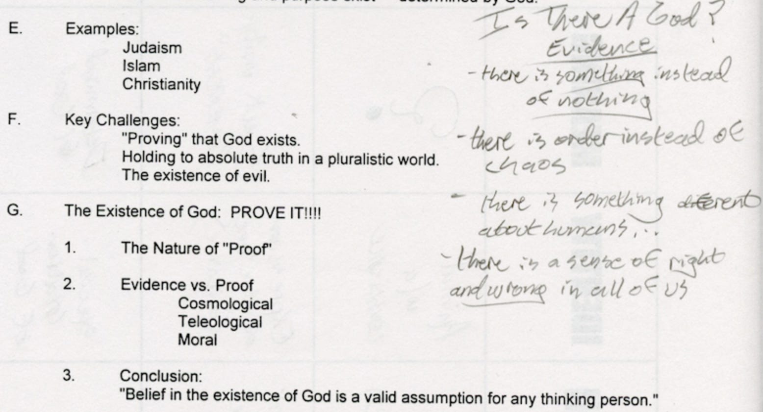 Thinking Worldviewishly, pt. 3: Theism - by Cam