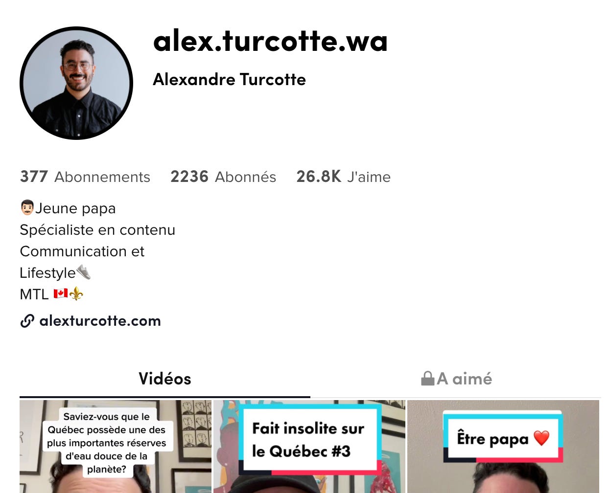 TikTok Québec - L'infolettre Premium d'Alexandre Turcotte