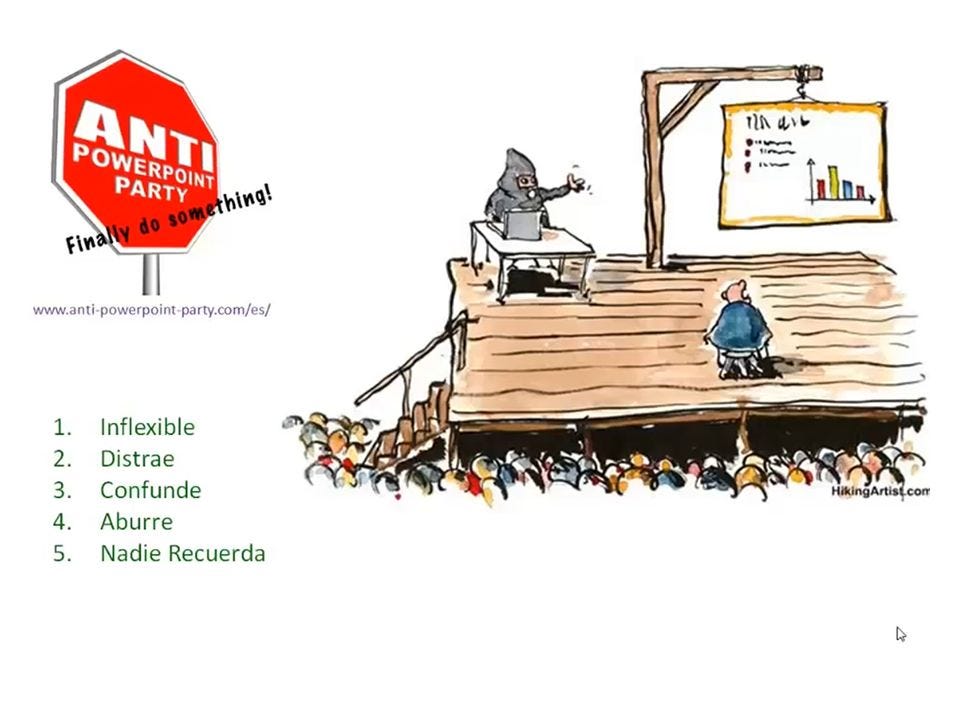 🔥 # 83 El Anti-Power-Point-Party - by Alex Rayón Jerez